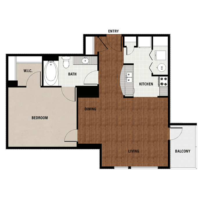 Floor Plans | Bayou on the Bend Apartments in Downtown Houston