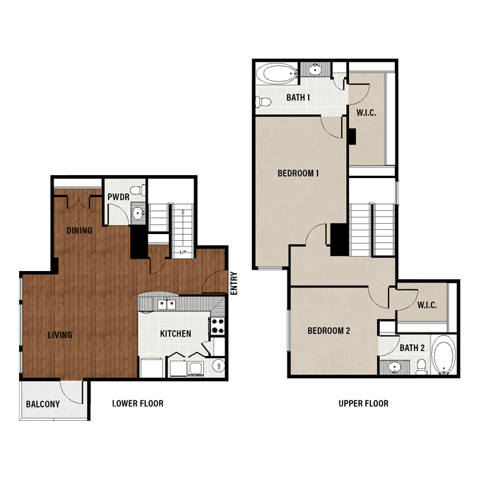 Floor Plans | Bayou on the Bend Apartments in Downtown Houston