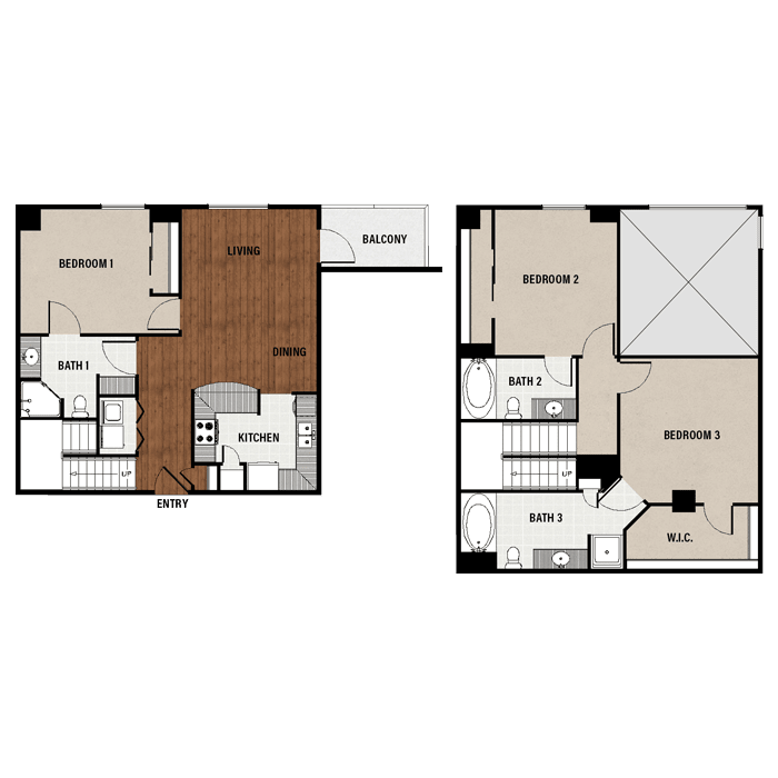 Floor Plans | Bayou on the Bend Apartments in Downtown Houston