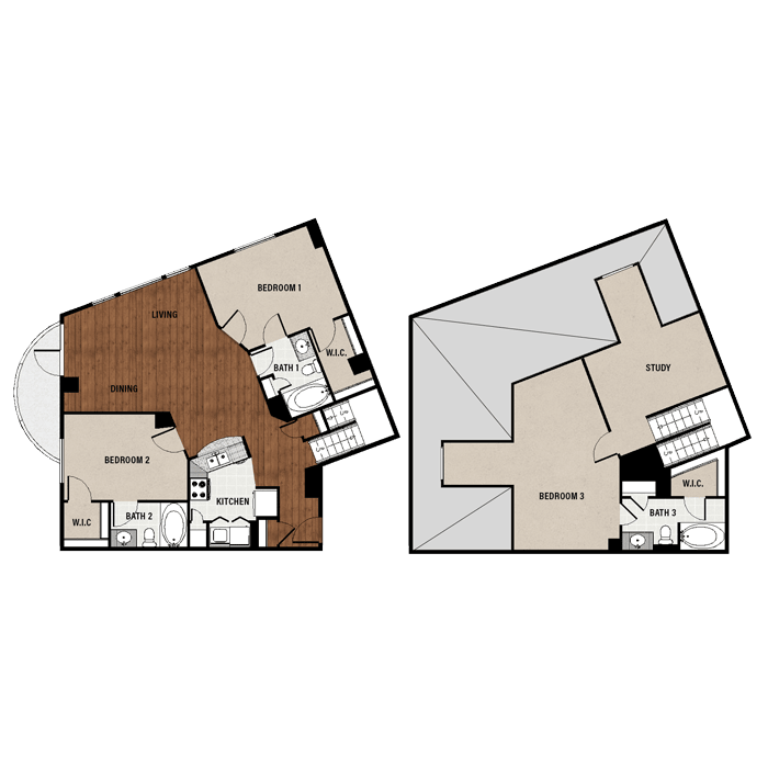 Floor Plans | Bayou on the Bend Apartments in Downtown Houston