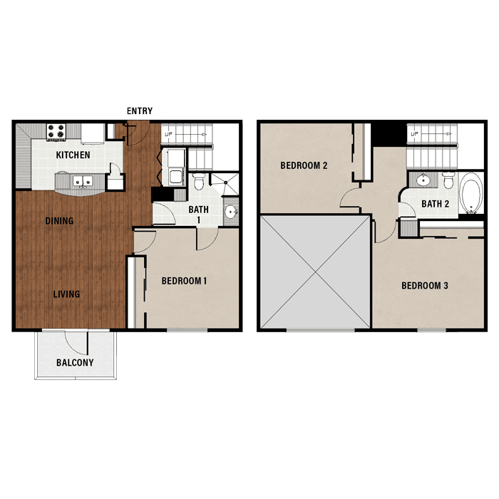 Floor Plans | Bayou on the Bend Apartments in Downtown Houston
