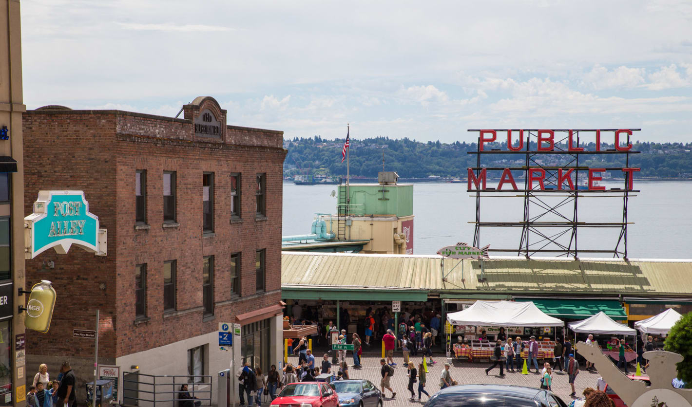 Photos and Video of Post Alley Court in Seattle, WA