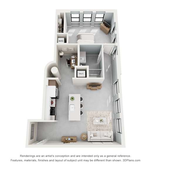 One-Bedroom Apartments in Richmond | The Carousel