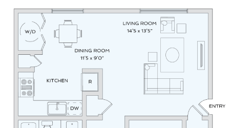 Floor Plans of Lake Castleton Apartments in Indianapolis, IN