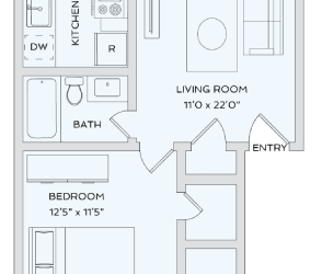 Floor Plans of Lake Castleton Apartments in Indianapolis, IN