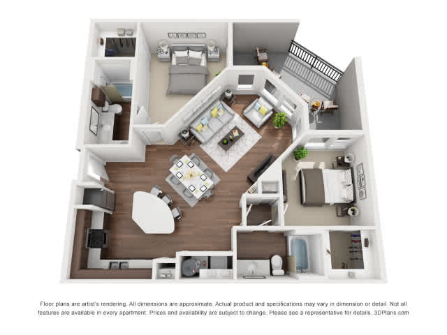 Floor Plans of Burnet Flats in Austin, TX