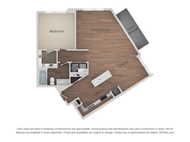 Floor Plans of Burnet Flats in Austin, TX