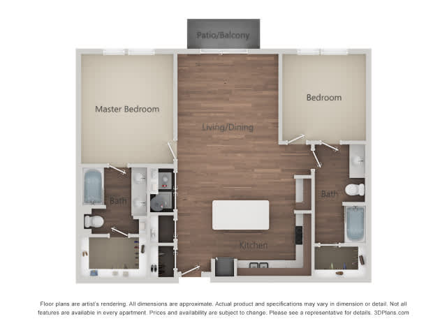 Floor Plans of Burnet Flats in Austin, TX
