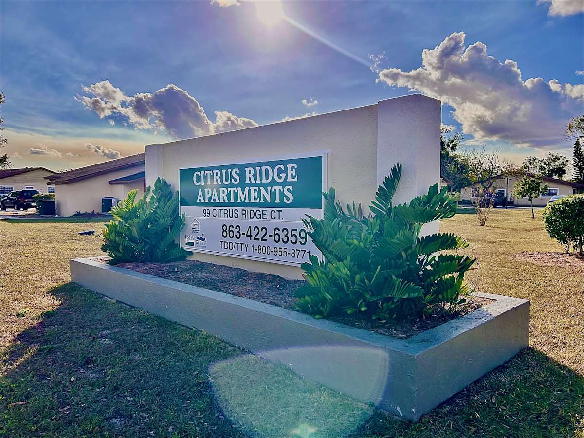 Property details for Citrus Ridge I from TM Associates