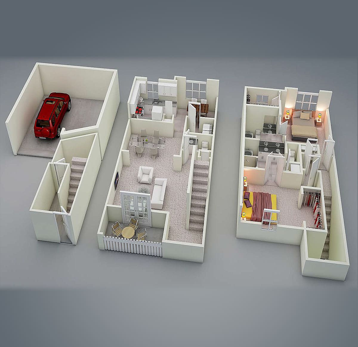 Floor Plans of Belle Hall in Mt. Pleasant, SC