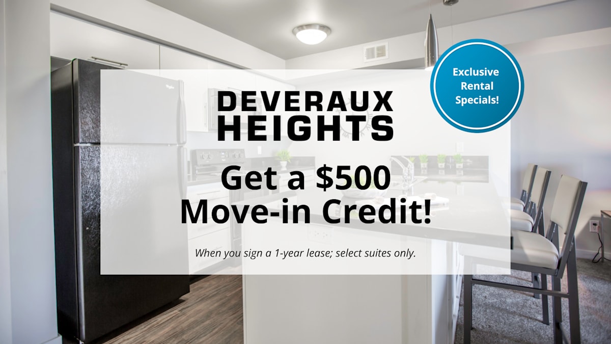 Property details for Deveraux Heights from Deveraux Apartment Communities