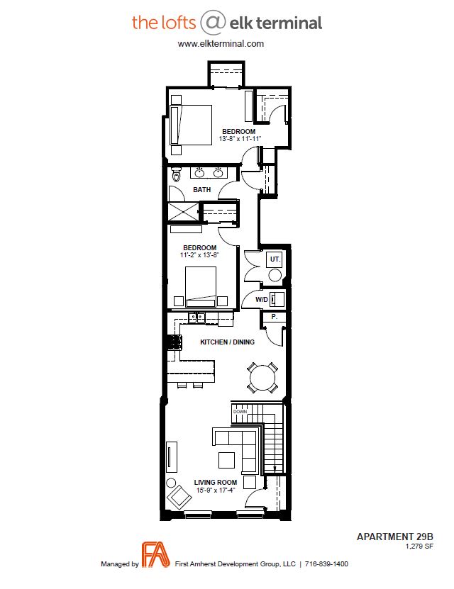 The Lofts at Elk Terminal | 2 Bedroom 1 Bathroom | Available Units