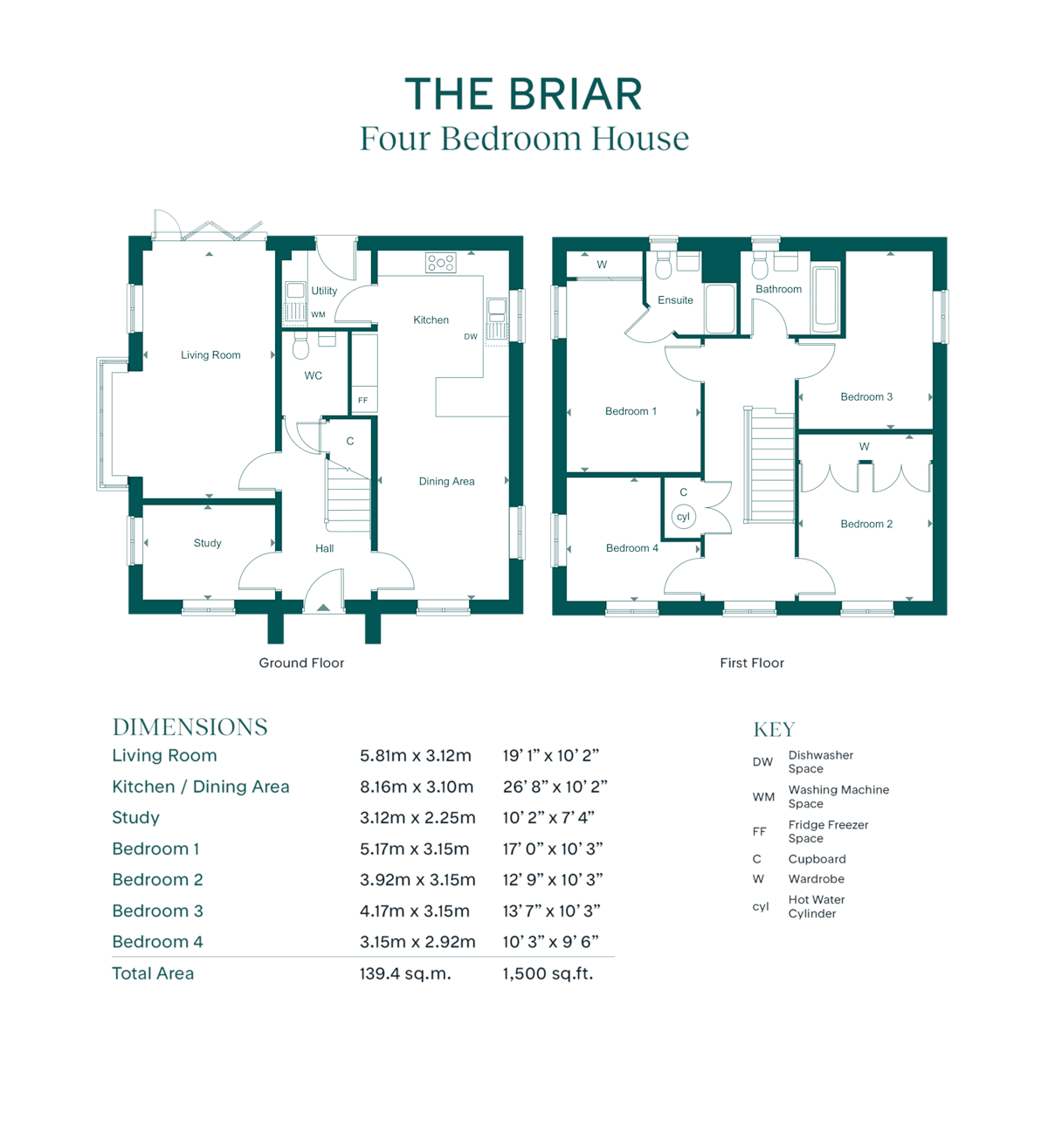 Floor Plans & Availability at Stortford Fields in Bishop's Stortford