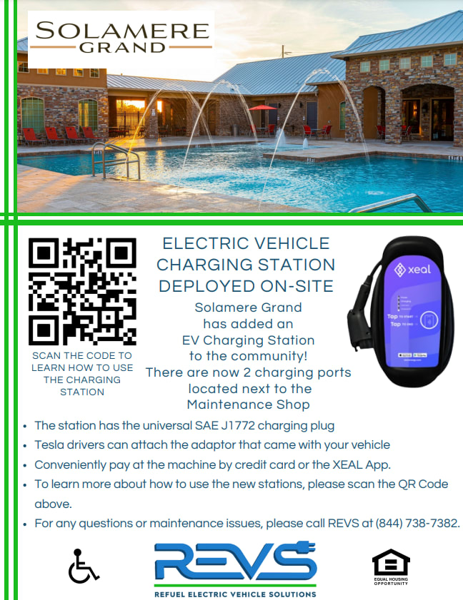 Solamere Grand | EV Charging Stations Available
