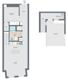 Floor Plans of Reed Row in Washington, DC