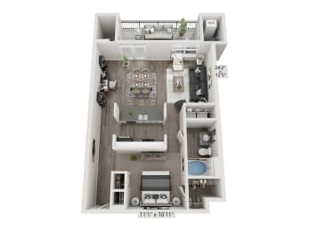 Floor Plans of City Gate Apartment Homes in Denver, CO
