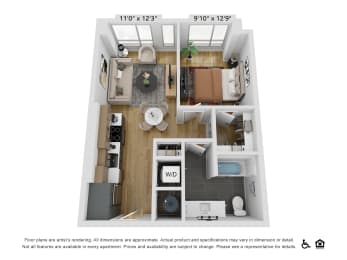 Floor Plans of Elevon in Denver, CO