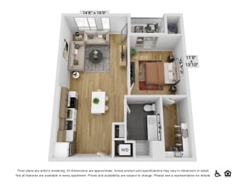 Floor Plans of Elevon in Denver, CO