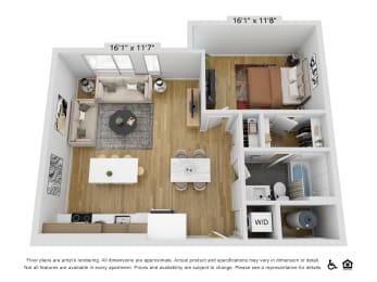 Floor Plans of Elevon in Denver, CO