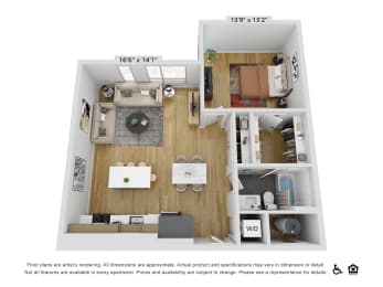 Floor Plans of Elevon in Denver, CO