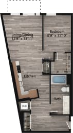 Floor Plans of Mason & Main in Seattle, WA