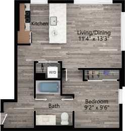 Floor Plans of Mason & Main in Seattle, WA