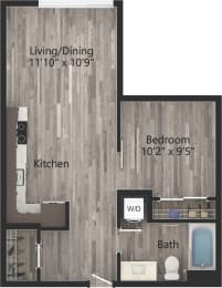 Floor Plans of Mason & Main in Seattle, WA