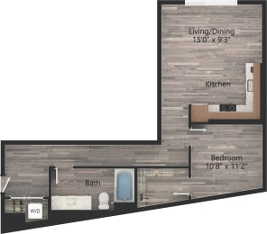 Floor Plans of Mason & Main in Seattle, WA