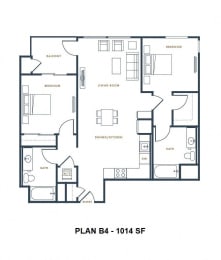 Floor Plans of Edson House in Oakland, CA