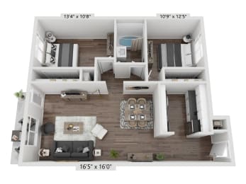 Floor Plans of Vesty Park in Denver, CO