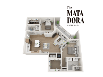 Floor Plans of The Matadora in Savannah, GA