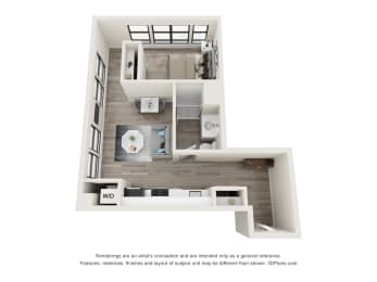 Floor Plans of The Raven Residences in Chicago, IL
