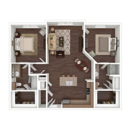 Floor Plans of Firewheel Town Village 55+ Active Adult in Garland, TX