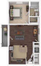 Floor Plans of Azora Ranch Apartments in Fort Worth, TX