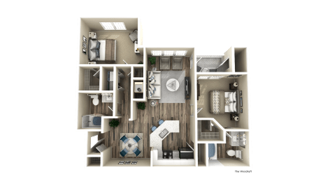 Floor Plans of Paces Park in Decatur, GA