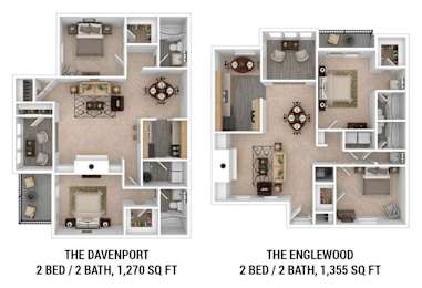 Floor Plans of Avenues at North Decatur in Decatur, GA