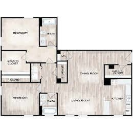 Floor Plans of Infinity Plaza West in Kansas City, MO