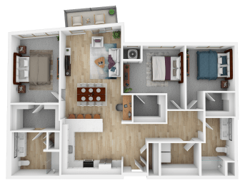 Floor Plans of Aloma in Shoreview, MN