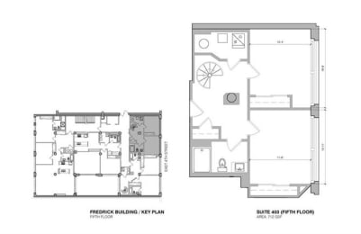 Floor Plans of Fredrick Building in Cleveland, OH
