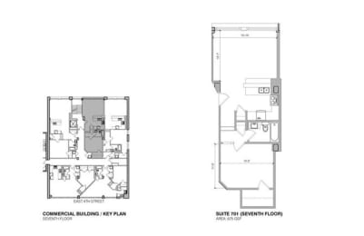 Floor Plans of East 4th Street in Cleveland, OH