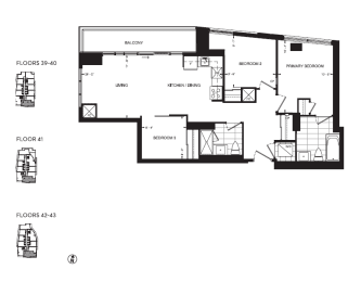 Floor Plans of Parkside Square in Toronto, ON