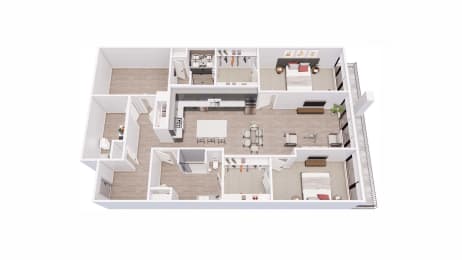 Studio, 1, 2 & 3-Bed Apartments in South County, MO | Tesson Ridge