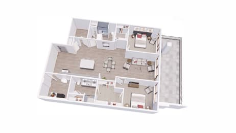 Studio, 1, 2 & 3-Bed Apartments in South County, MO | Tesson Ridge