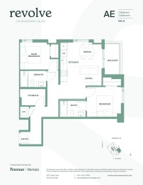 Floor Plans of Revolve in Vancouver, BC