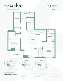 Floor Plans of Revolve in Vancouver, BC