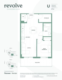 Floor Plans of Revolve in Vancouver, BC