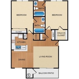 Floor Plans of The Landing at Long Beach in Long Beach, CA
