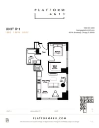 Floor Plans of Platform 4611 in Chicago, IL