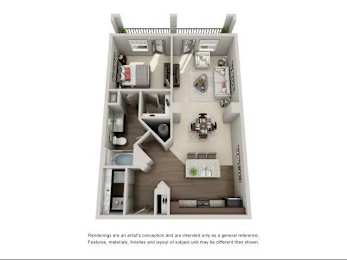 Floor Plans of Brookson Flats in Huntersville, NC