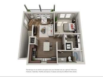 Floor Plans of Brookson Flats in Huntersville, NC